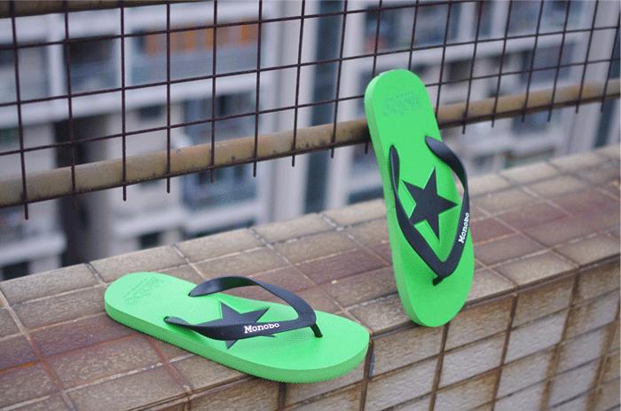 Black star flip flop | TNE Flip Flop Manufacturers