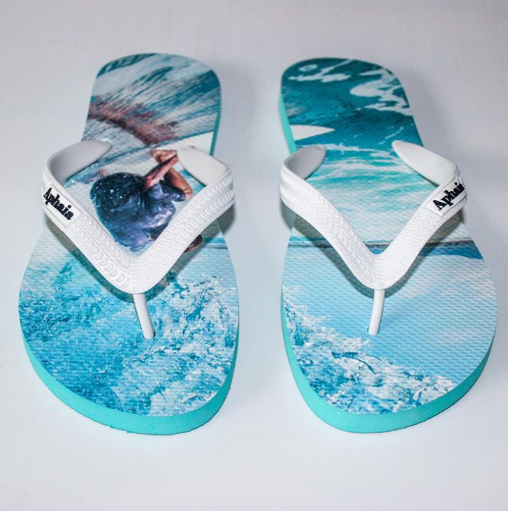 Print surfing flip flops | TNE Flip Flop Manufacturers